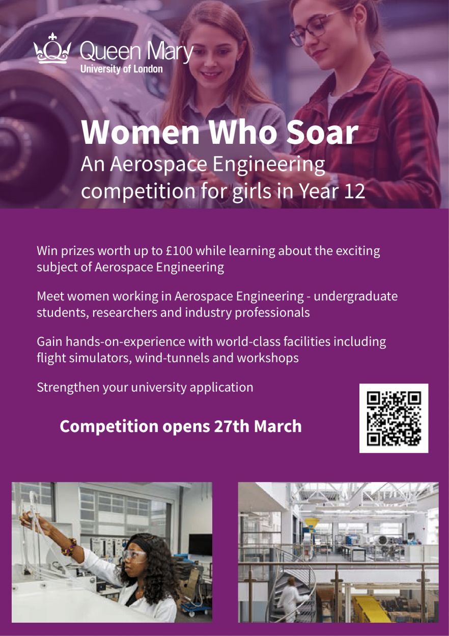 Women Who Soar: QMUL School of Engineering and Materials Science