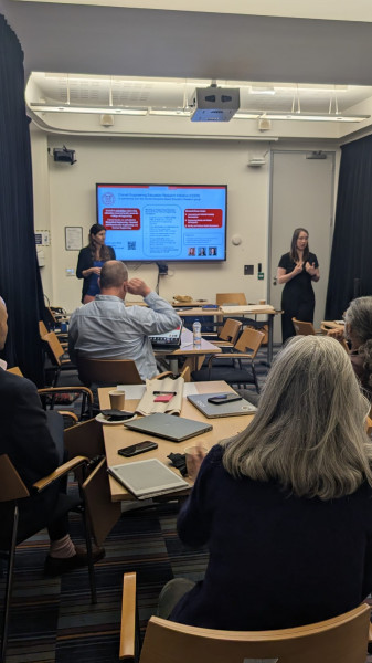 Dr Alexandra Werth and Dr Alexandra Coso Strong from Cornell University ...