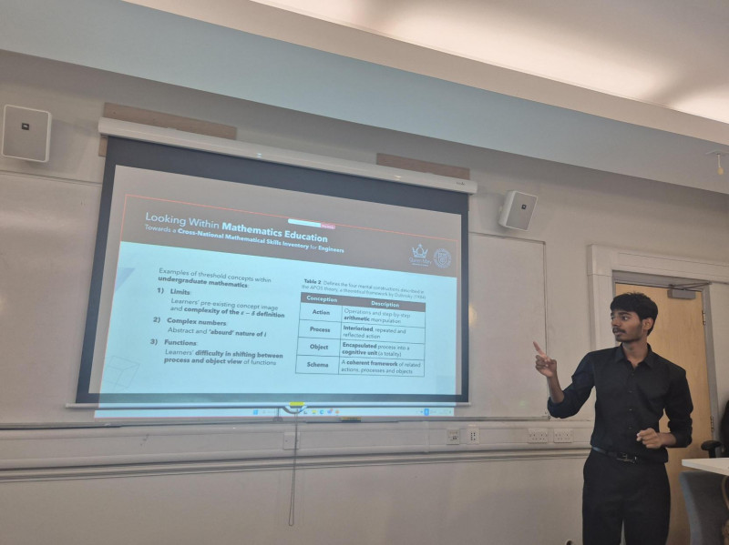 SEMS student has two abstracts accepted by prestigious international conferences: QMUL School of ...