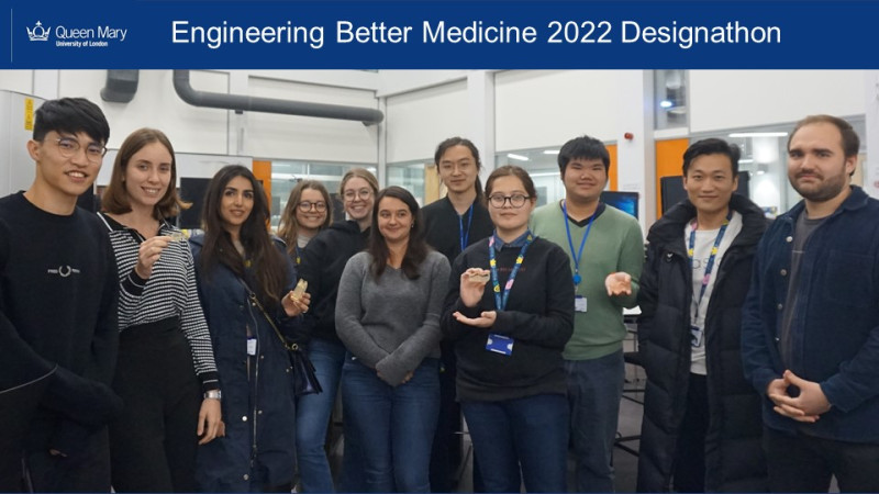 Engineering Better Medicine 2022 PhD cohort compete at QMUL's first 3D ...