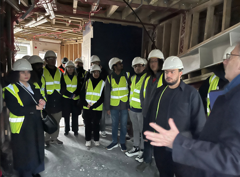 Engineering Project Management students visit new business school ...