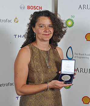 Karin Hing is awarded the Royal Academy of Engineering Silver Medal for ...