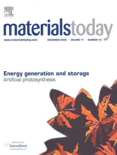 Materials Image on Front Cover of Materials Today: QMUL School of ...