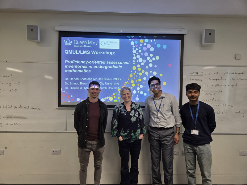 Dr Rehan Shah and SEMS student host workshop on designing assessment inventories in ...